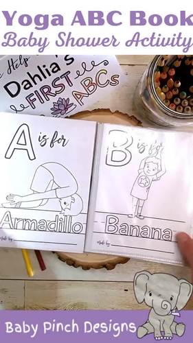 Yoga ABC Cards for Health, Wellness and Physical Education, Classroom ...
