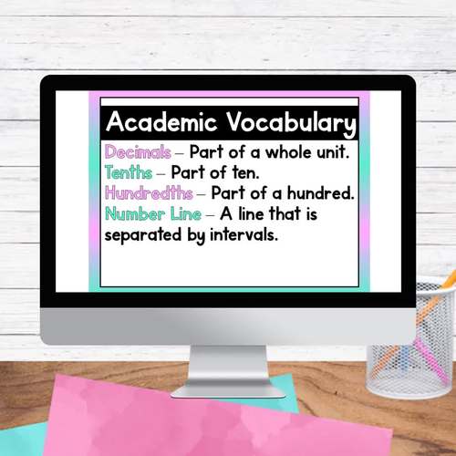 Decimals on a Number Line (Tenths and Hundredths) - PowerPoint Lesson