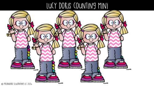 Lucy Doris clip art, Counting, Melonheadz Character Mini by Melonheadz ...
