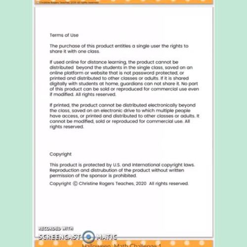 Dollar Deal Halloween Math Writing Activity Craftivity Multiplication ...