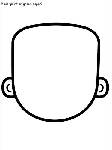 Build-a-Frank Feelings Project for Preschoolers, Kinder and First Graders