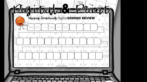 Naming Compounds Domino Review Activity in Print & Digital with ...