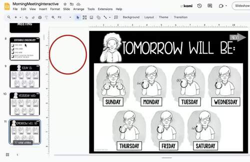 Morning Meeting Interactive Slides, Activities and Worksheets | TPT