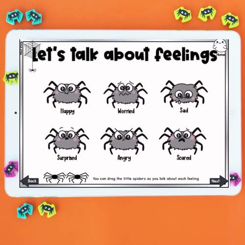 Halloween Language Activities Boom Cards by SLP Irene | TpT