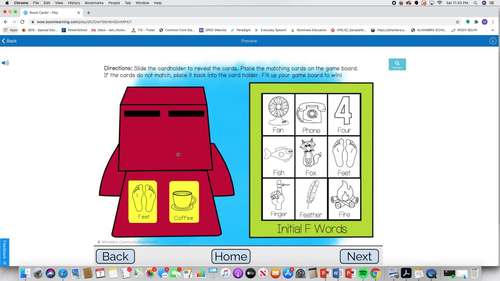 F, V Articulation Boom Cards™ - Bingo by Michelle's Communication Corner