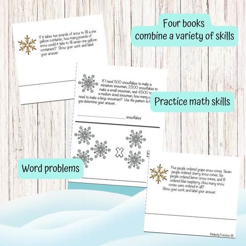 Snow Nonfiction Comprehension Passages and Daily Skills Flip Books