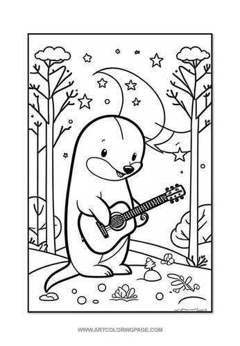 Cute Animal Coloring Pages for Kids – 100 Pages: Vol. 2 by Coloringfy