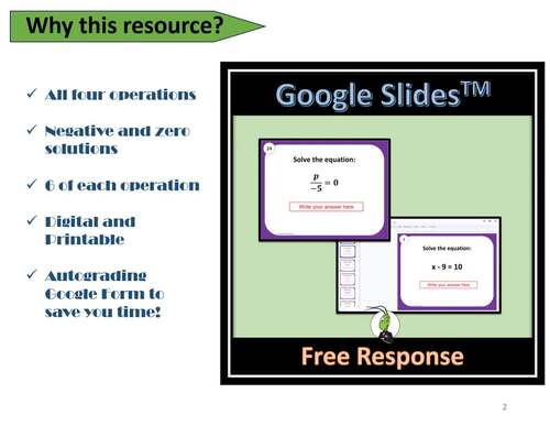 Solving One Step Equations Algebra 1 Task Cards | Google | TPT