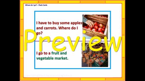 Where do I go? – Flash Slides with real Images. POWERPOINT | TPT