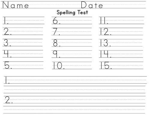 Seasonal Spelling Tests 15 Words by Kimberly Morrison | TPT