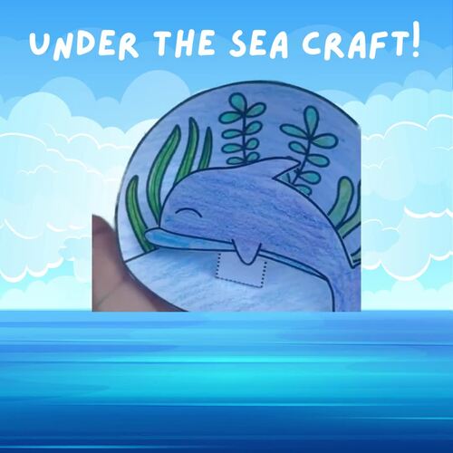 Under the Sea Craft! | Ocean Animals Cut and Paste Activity for ...