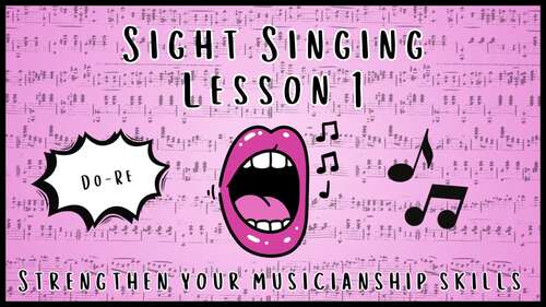 Sight-Singing Bundle Lessons 1-3 | Solfège Patterns for Secondary Music ...