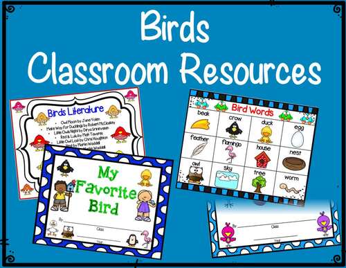 Birds Unit: Literacy & Math Centers & Activities | TPT
