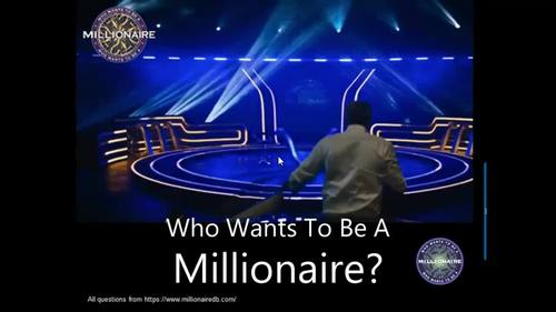 Grammar Knowledge Quiz. Millionaire. PPTx. Game. Fun. ESL. EFL. ELA.