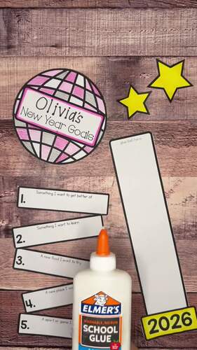 Happy New Year 2026 Ball Drop Craft | Disco Ball Craft | New Year Goals ...