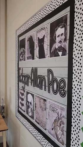 Edgar Allan Poe Bulletin Board Posters | The Raven, The Tell Tale Heart ...