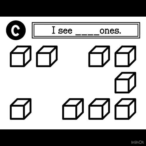 Kindergarten Math Subitizing Numbers to 10 Task Cards for Number Talks