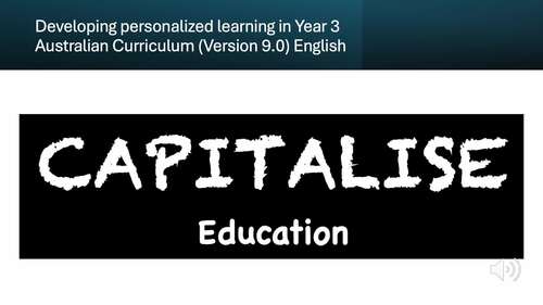 Year 3 Australian Curriculum (Version 9.0) English by Matt Capp | TPT