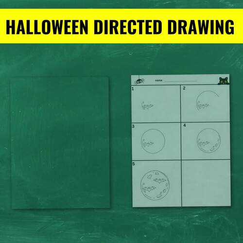 Halloween Directed Drawing Activities | 20 Step-by-Step How to Draw ...