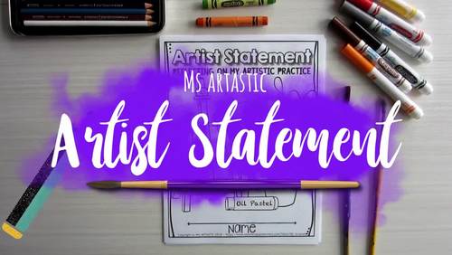 Artist Statements Activity & Worksheets: Teach Students Artist Statements