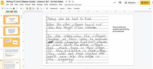 TC UNITS OF STUDY - 5th Grade Unit 2 Literary Essay Writing Slides Bundle
