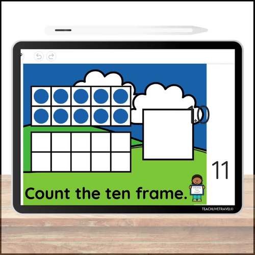 Ten Frame Counting - K.CC.B.5 - Kindergarten - Counting & Cardinality ...