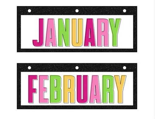 Flip Calendar Brights • Multi-colored & Solids • 600 Pieces | TPT