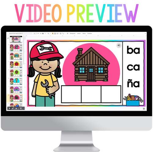 Digital Armando Palabras Tres Silabas - Google Slides™ | SeeSaw ...