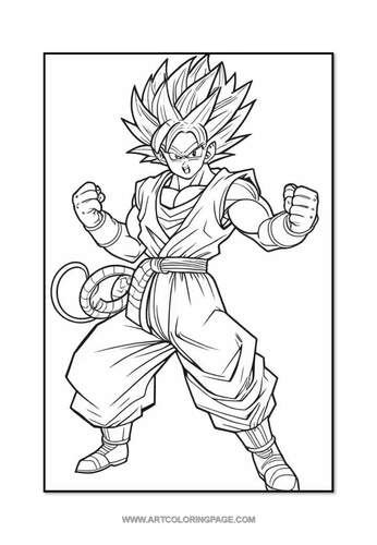 Unleash More Power with Dragon Ball Coloring Pages Vol. 3 – 100 Epic Pages!