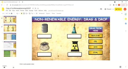 Non-Renewable Energy Unit Bundle: Presentation |Drag & Drop|Puzzles ...