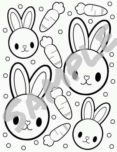 Easter Coloring Pages Spring Bunny Coloring Art Book Coloring Sheets