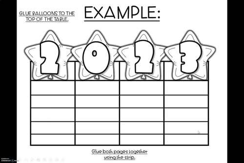 New Year's Balloon Craft and Writing by Julia's Colorful Classroom