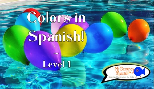 Learn Colors in Spanish! (Teaching Video!) DISTANCE LEARNING | TPT