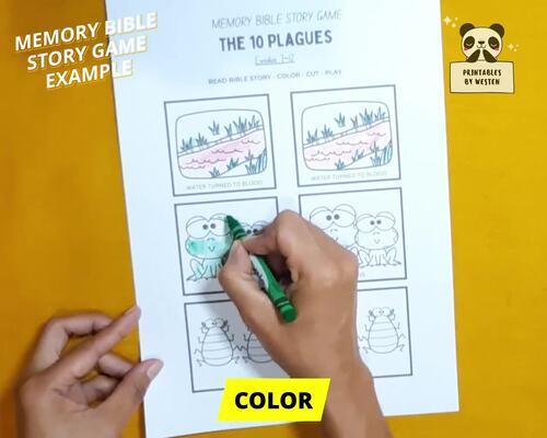 Birth of Jesus Memory Game | Luke 2 Bible Story | Nativity Story for ...