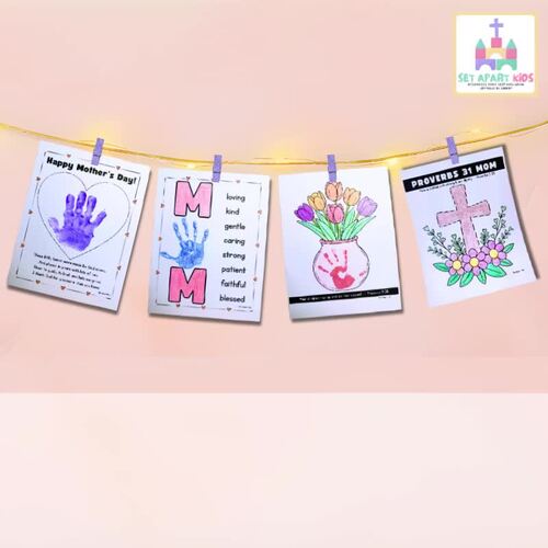 Mother’s Day Handprint Craft | Preschool Sunday School Activity | TPT