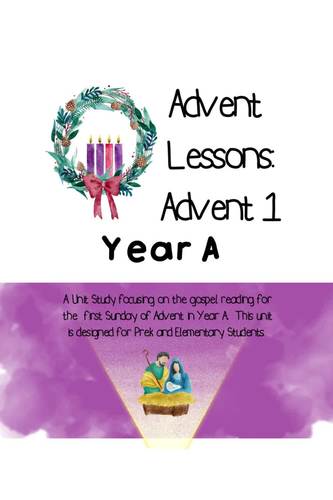 Advent 1 Lesson, Year A, Matthew - Be Ready! Children's Church print and go