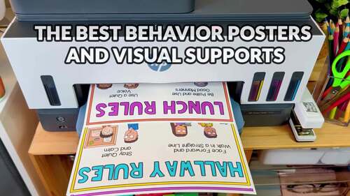 The Best Behavior Posters & Visual Supports | SEL Tools for Classroom ...