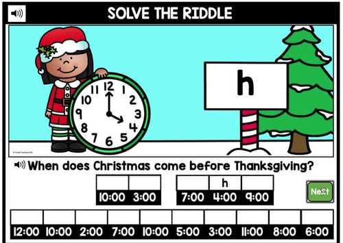 Math Riddle Christmas Boom Cards (Distance Learning) by United Teaching