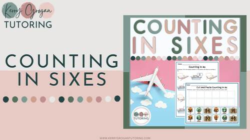6 Skip Counting : Worksheets by Kerry Grogan Tutoring | TPT