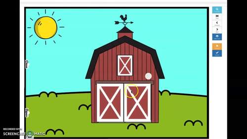 Core Words on the Farm│Open, Close, Want,More│BOOM Cards™ Early Language