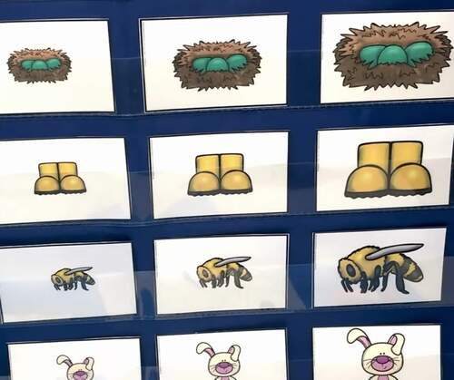 Ordering by size - Spring Kindergarten Math Center - Smallest to ...