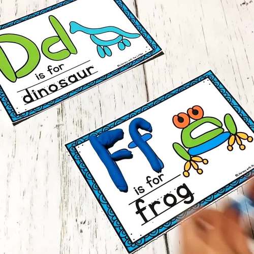 Playdough Mats Fine Motor Activities Play Dough Centers Alphabet ...