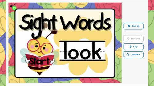 KINDERGARTEN Boom Cards: Sight Words | Listen & Read | 4th Quarter Activity