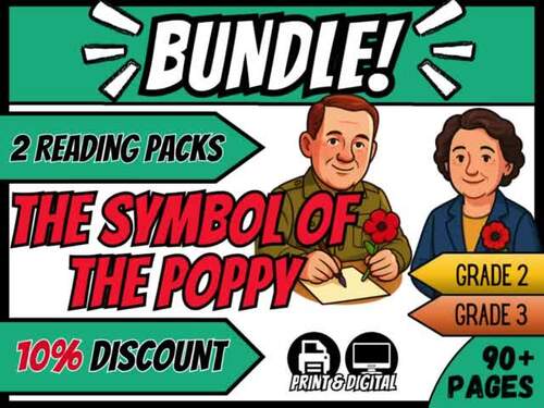 The Symbol of the Poppy | Reading Comprehension | Grade 2/3 | TPT