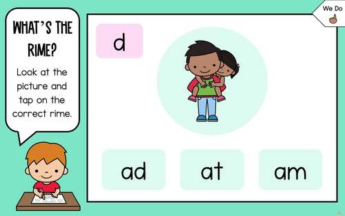 Onset and Rime / CVC Words / PowerPoint / Kindergarten / Science of Reading