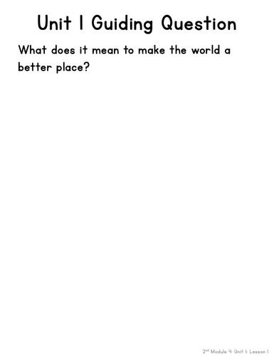 EL 2nd Grade ANCHOR CHARTS Module 4 by Mande Land | TPT