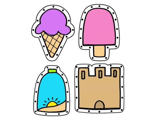 Summer Lacing Cards by Crafted with Bliss by Teacher Pia | TPT