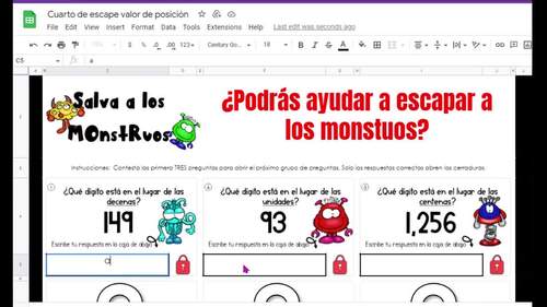 Valor de Posición | DIGITAL | lugar del dígito hasta centenas de millar