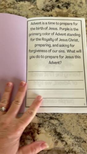 Advent Easy Reader by Jezowski Educational Resources | TPT