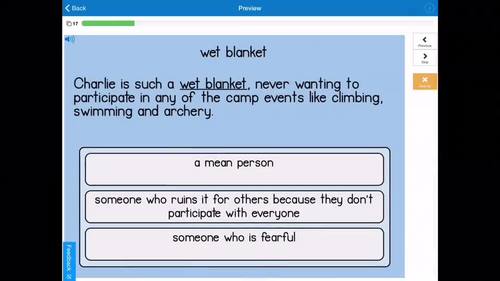 Idioms in Context | Boom™ Cards | Set 3 of 3 by Boxarain | TPT